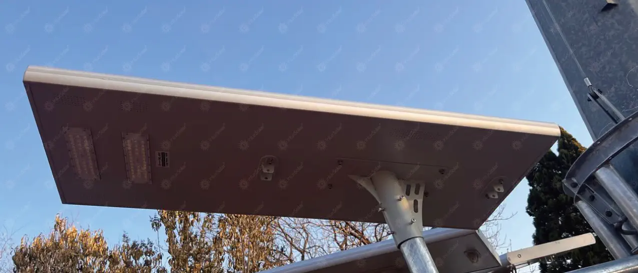 Solar high mast light for public lighting in South Africa