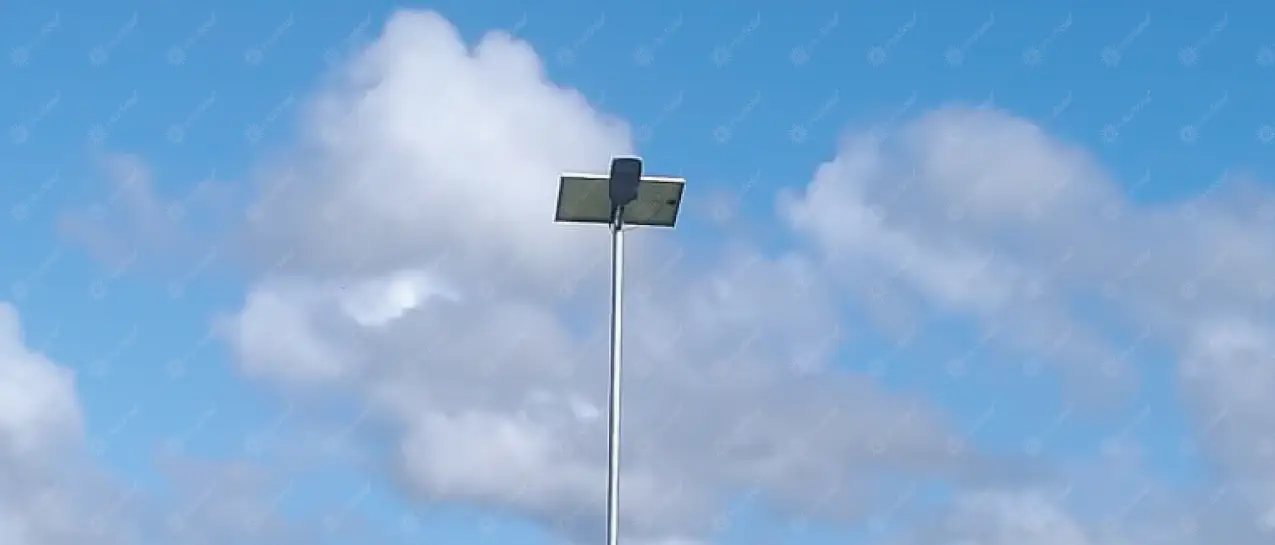 Solar street light in warehouse - Inlux Solar