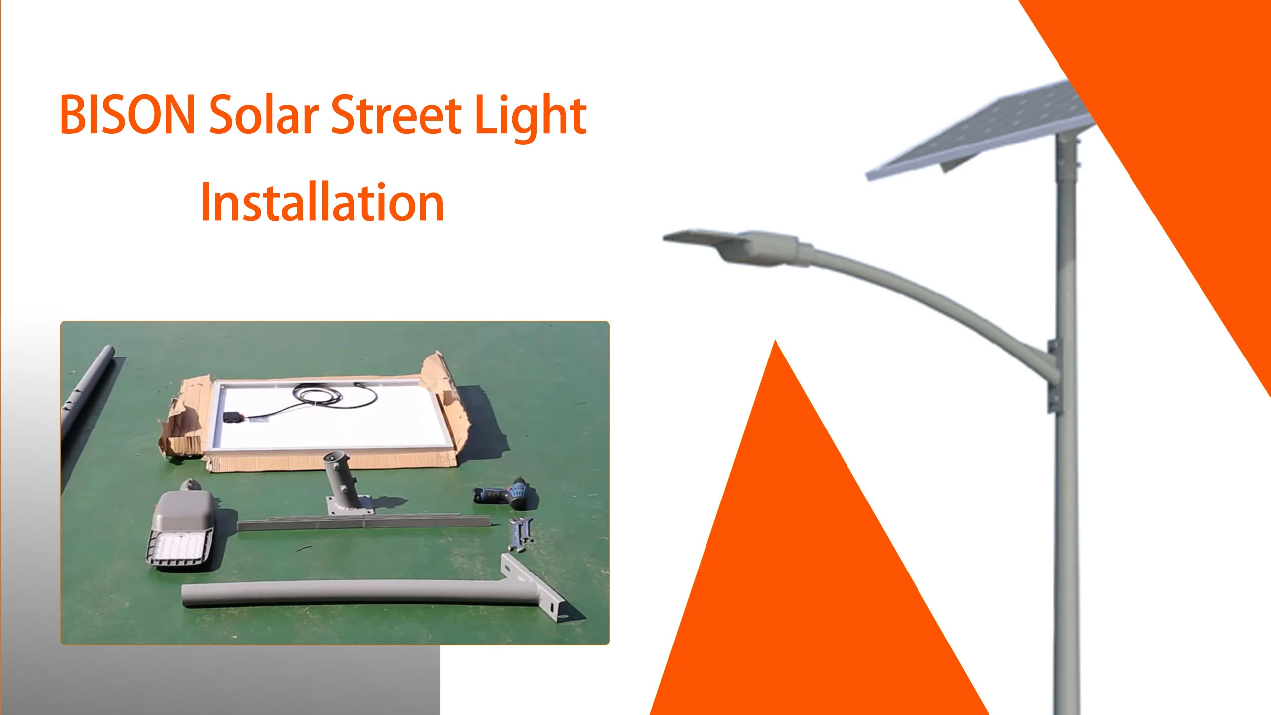 All-In-Two Solar Street Light BISON Series