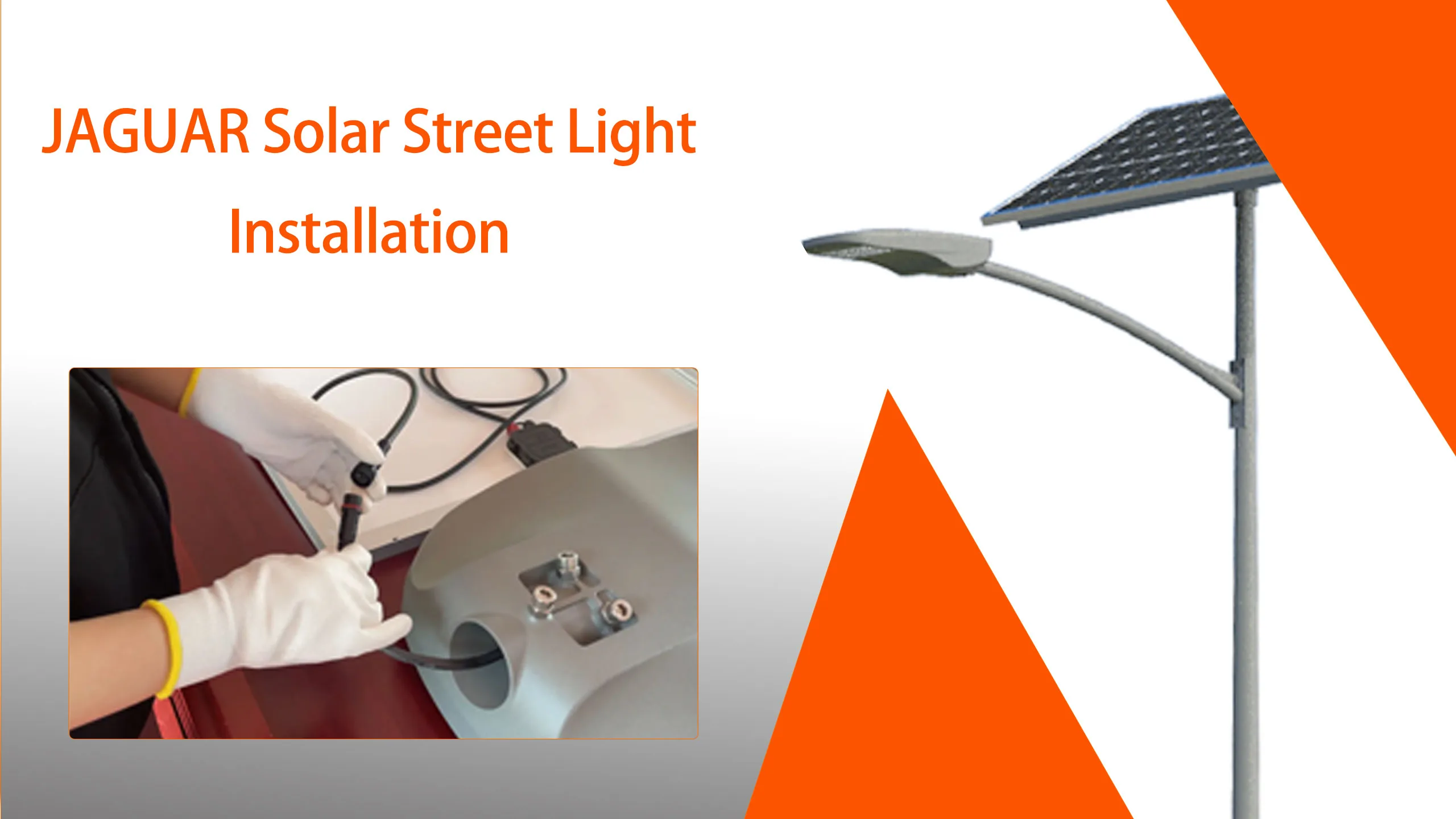 All-In-Two Solar Street Light JAGUAR | 30W–150W Road Lighting | Inlux Solar